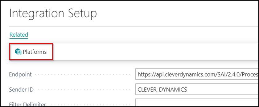 Clever Dynamics - Integration Setup